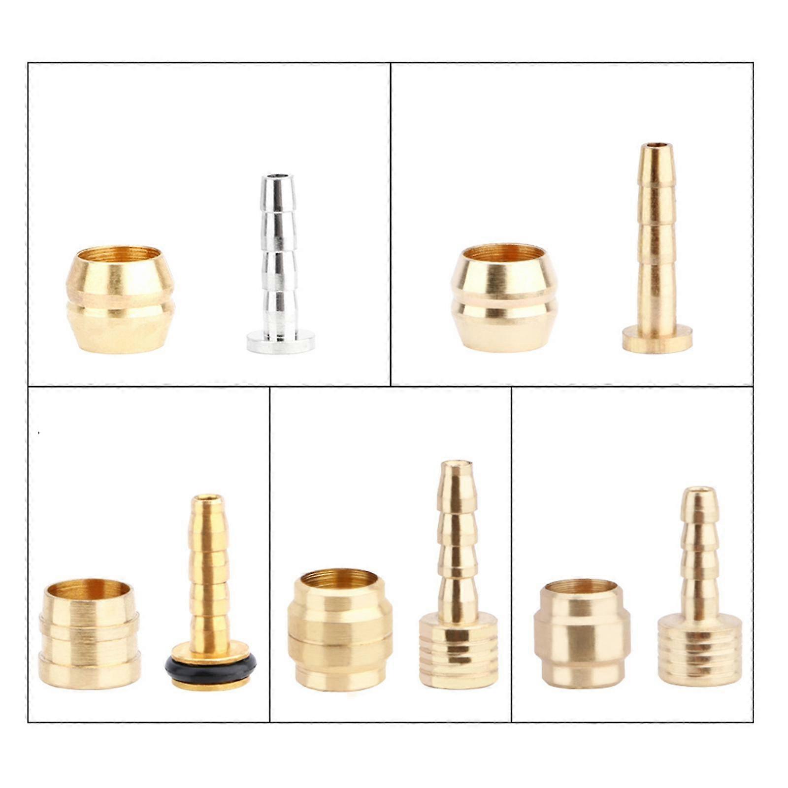 2x 10 Set Bicycle Brake Olive, And Brass Bike Connecting Insert Kit ...