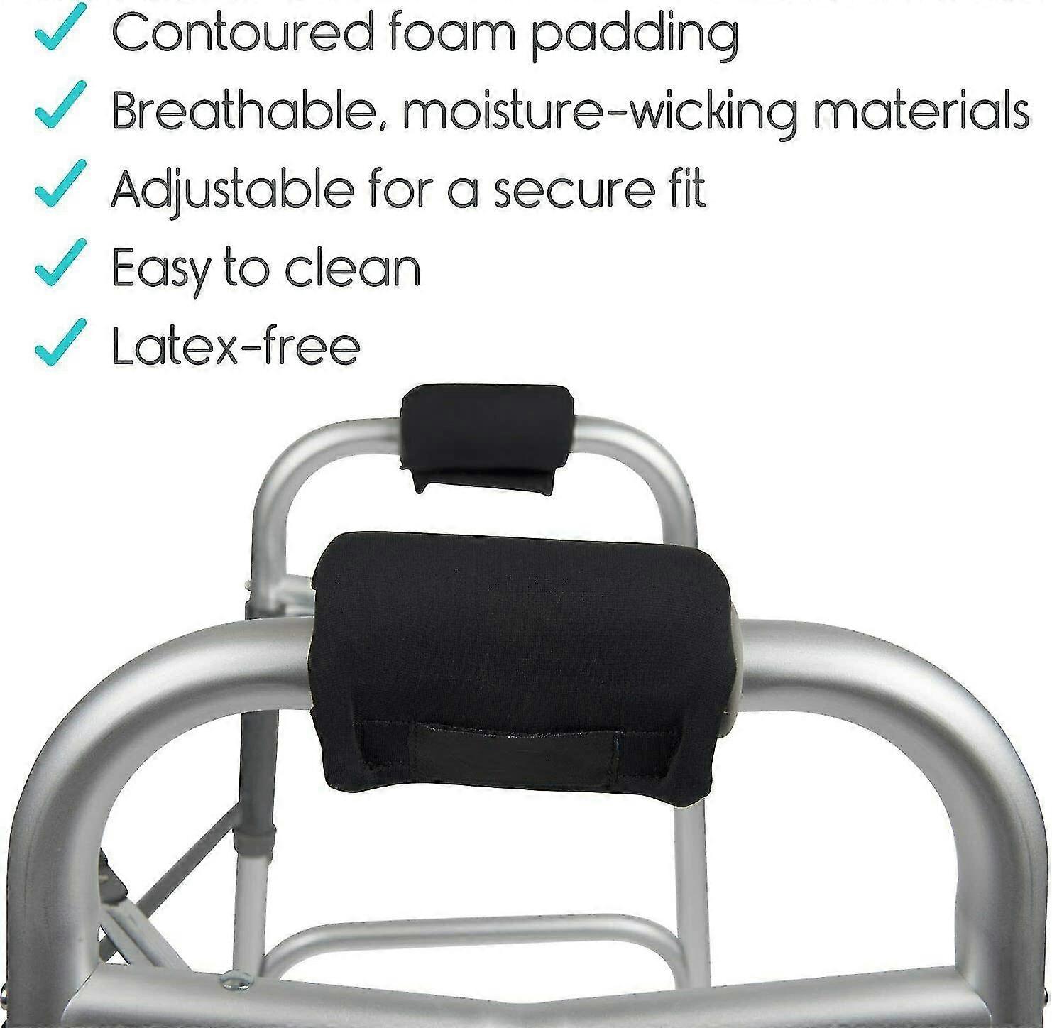 Walker Padded Hand Grip Covers,mobility Aid Hand Cushion,walker Handle ...