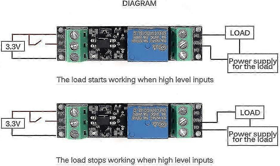 3v 1 Channel Relay Power Switch Module With Optocoupler High Level Trigger For Esp8266 ...