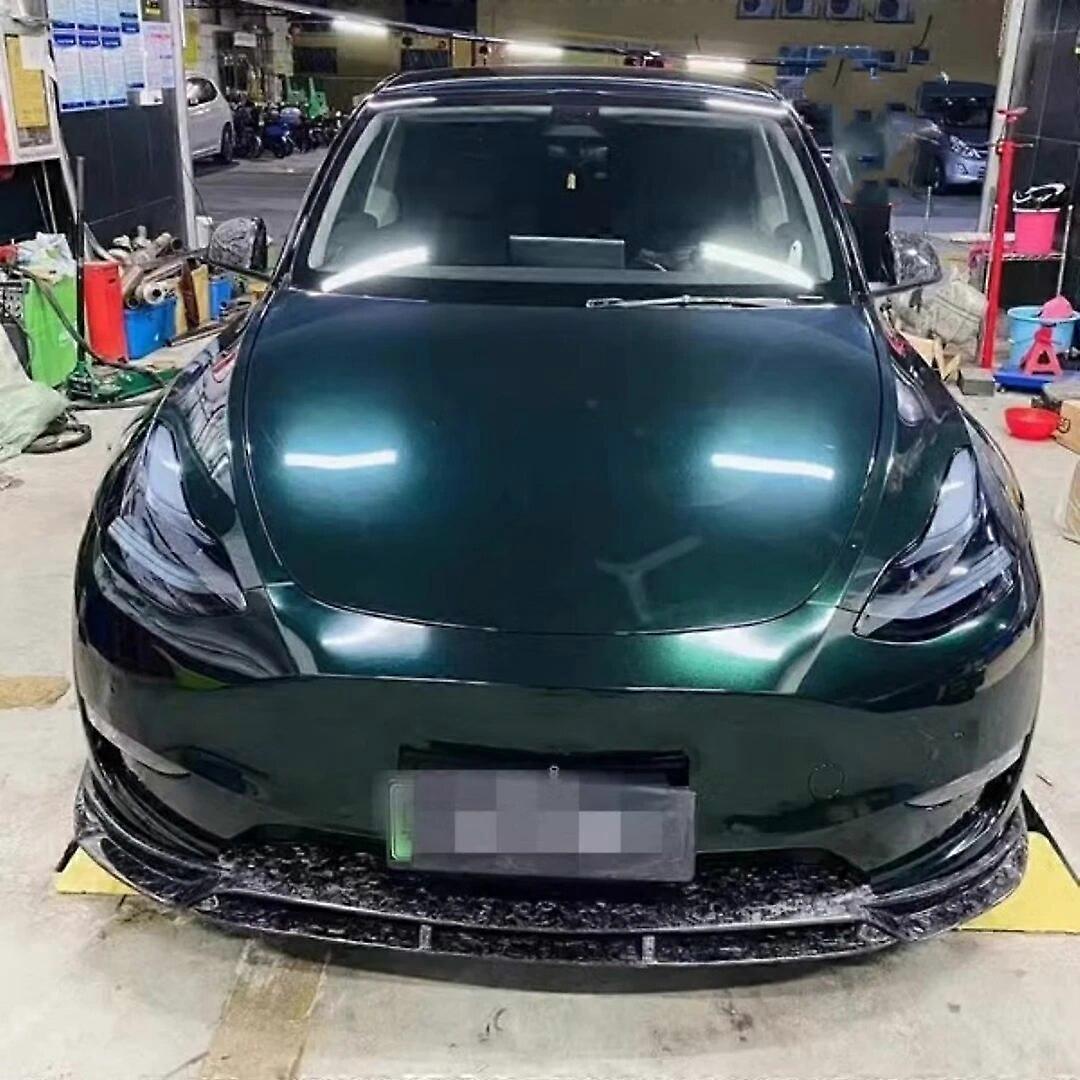 Carbon Fiber Body Kit Front Rear Lip for Tesla Model Y modified Side ...