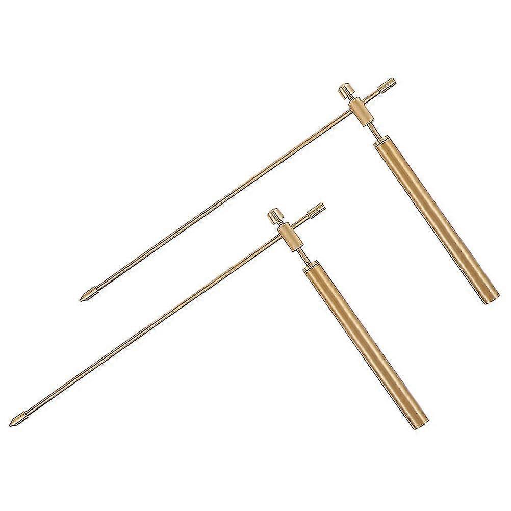 2pcs Dowsing Rods Copper Dowsing Rods Portable Divining Probe Rod with ...