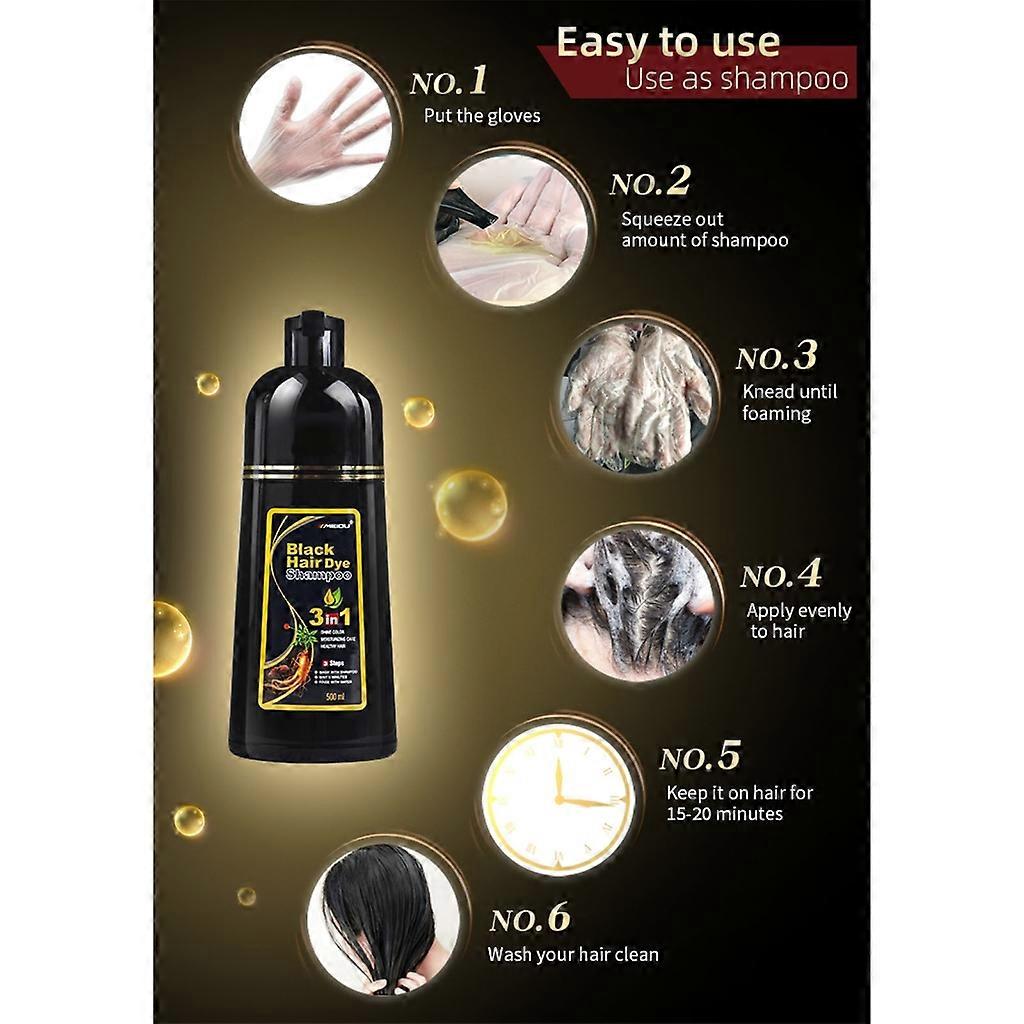 Hair Color Shampoo Hair Dye Shampoo Colors Hair in Minutes for Women ...