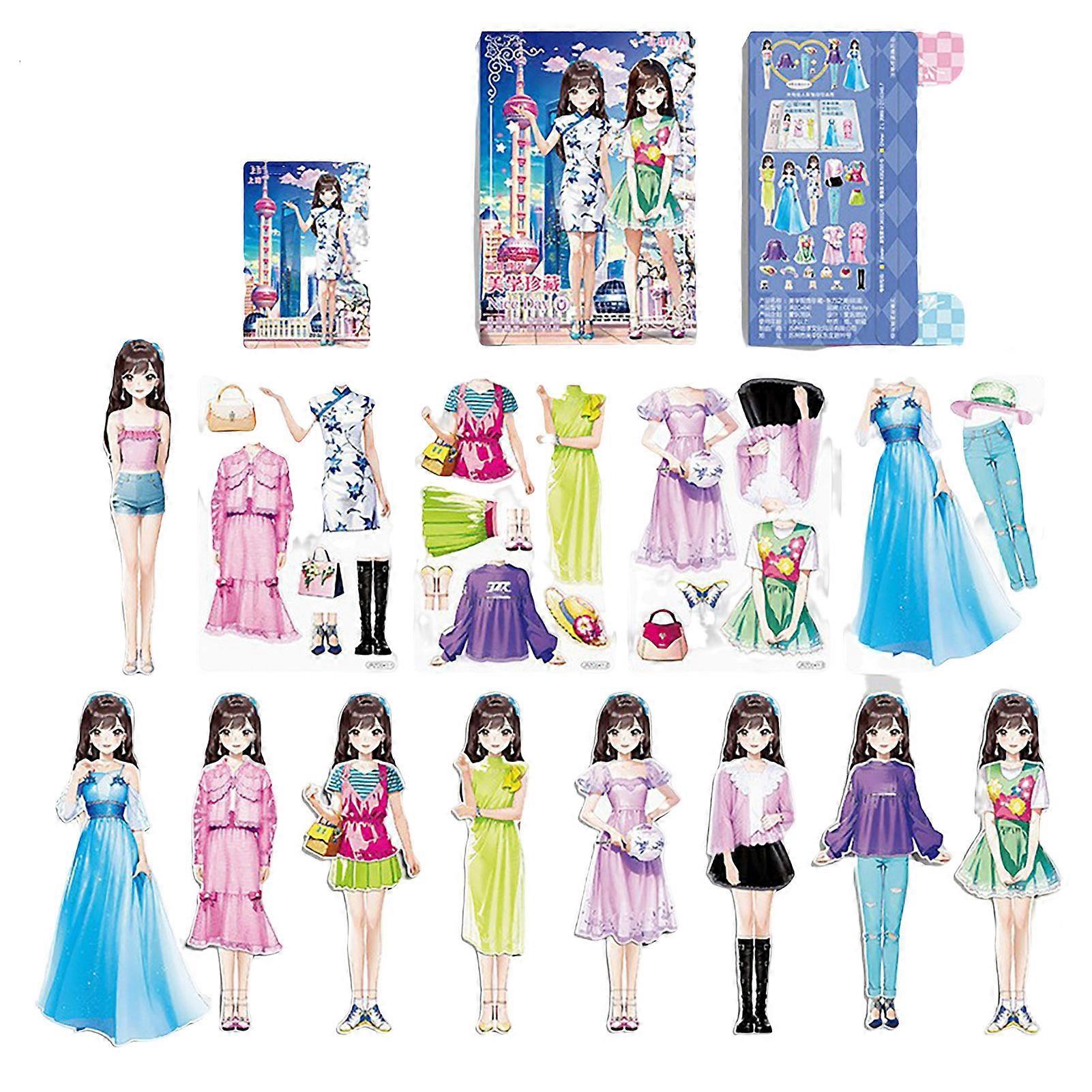 Magnetic Princess Dress Up Paper Doll, Paper Dolls Magnetic Dress Up ...