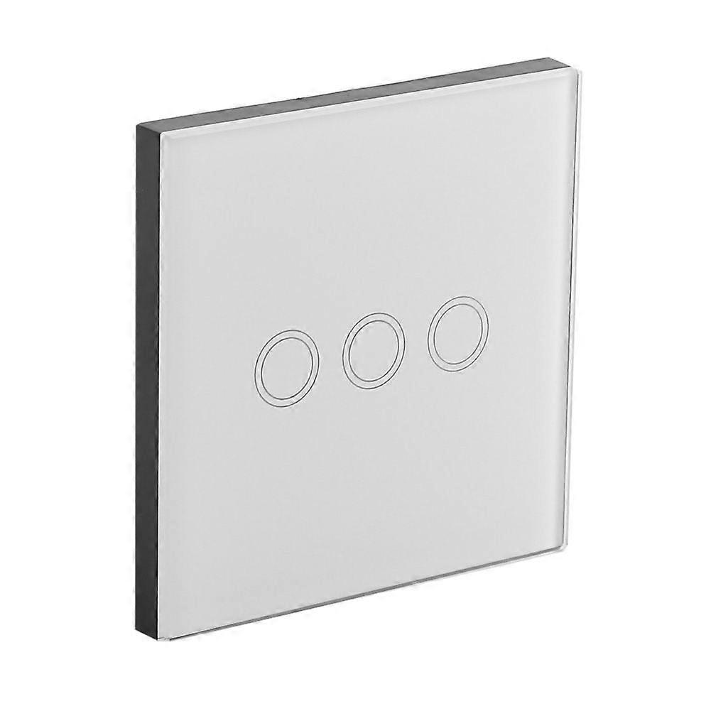 Tempered Glass Panel Remote Control Smart Wall Switch Wireless Touch ...