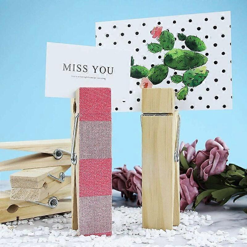 Giant Clothespins, Jumbo Wooden Clothes Pegs for DIY Crafts, Bathroom ...
