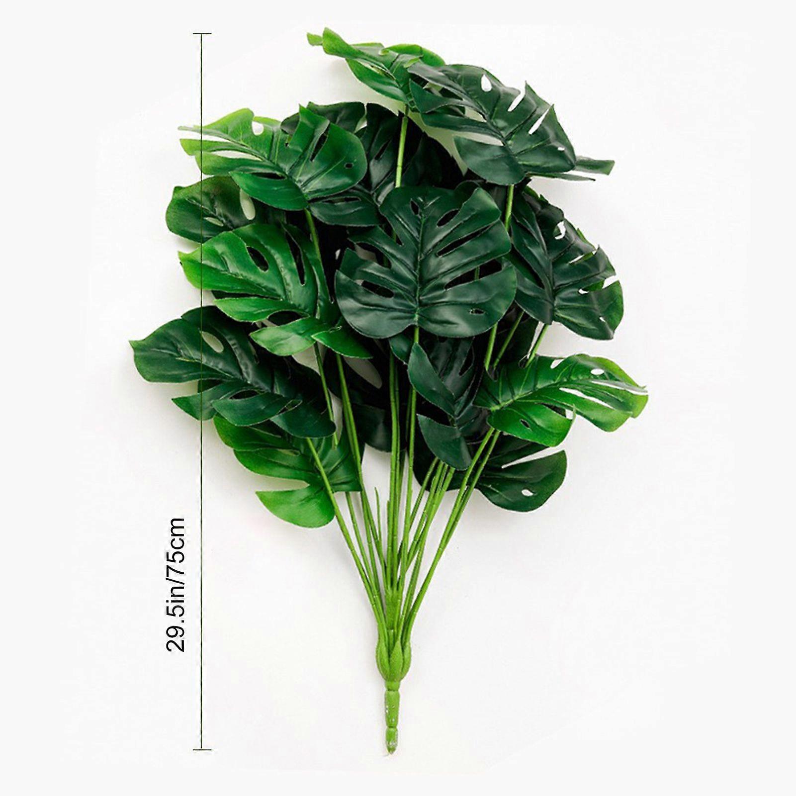 Qinghai Artificial Monstera Plant Faux Monstera Leaves Bunch Fake ...