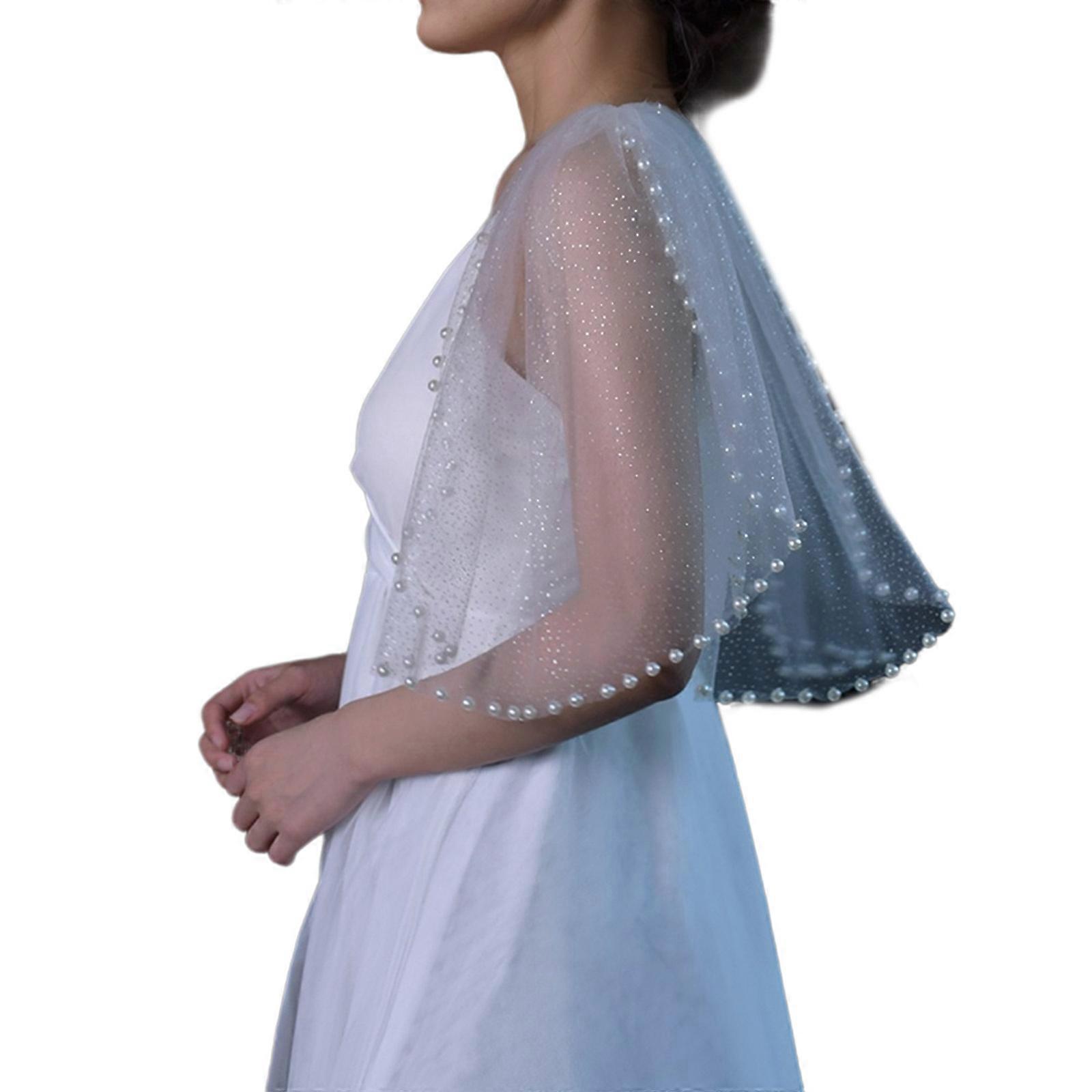 Jeweled Wing Epaulet White Sheer Shoulder Cover Shoulder Jewelry for ...