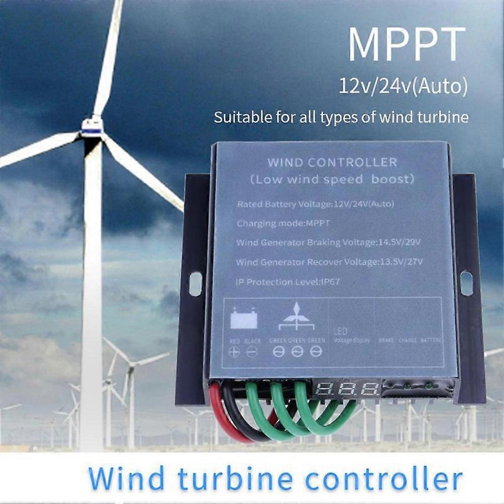 Wind Driven Generator Controller 12/24V 800W MPPT Wind Charge ...