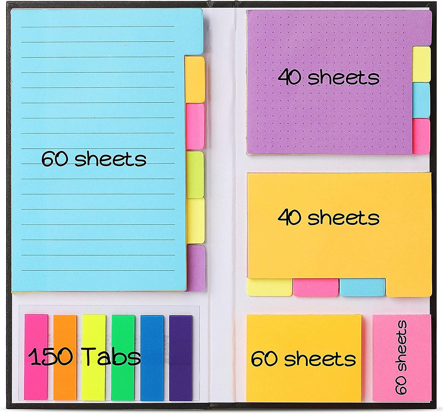 Post-it Set, Post-it Label, 410 Pieces, Separate Post-it Notes, School ...