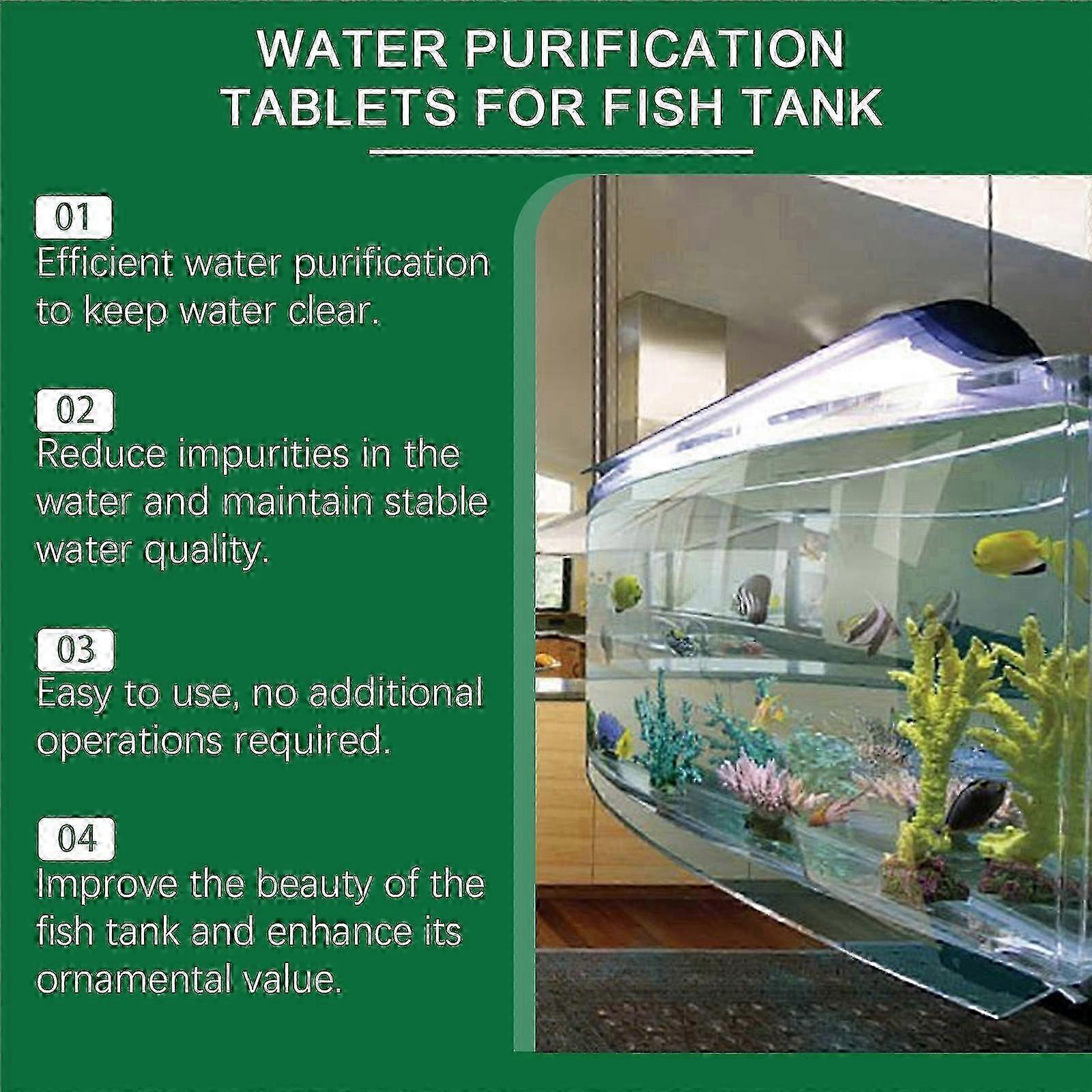 1-5x Water Purification Tablets Eco-Friendly Aquarium Water Purifier ...