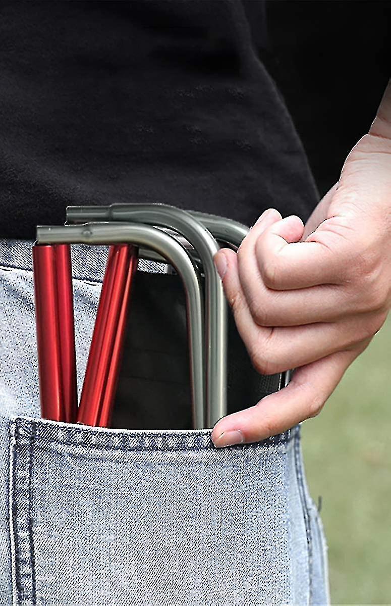 Outdoor Camping Folding Stool Mini Collapsible Slacker Chair Seat ...