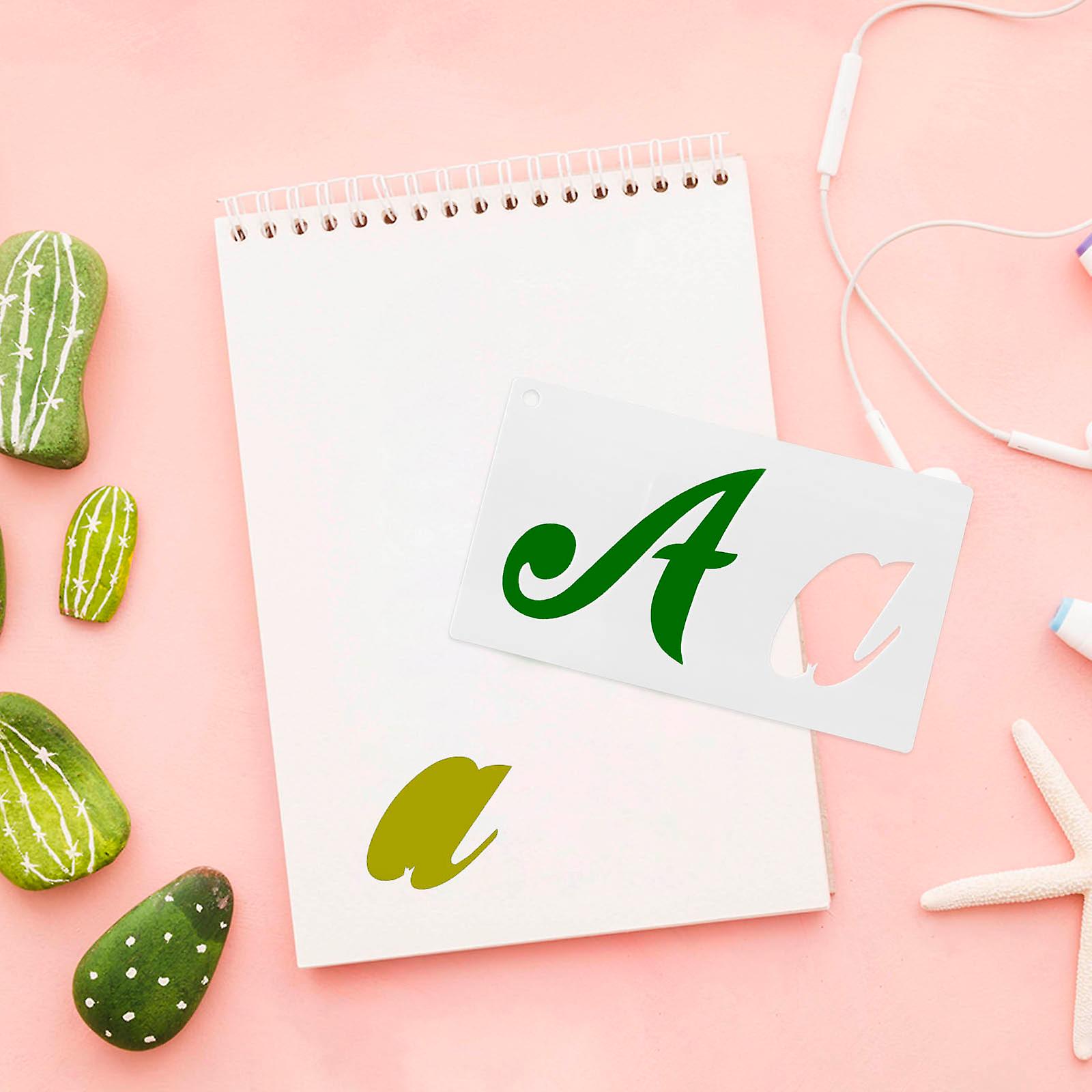 40Pcs Letters Numbers Templates Painting Graffiti Stencils for Spraying ...