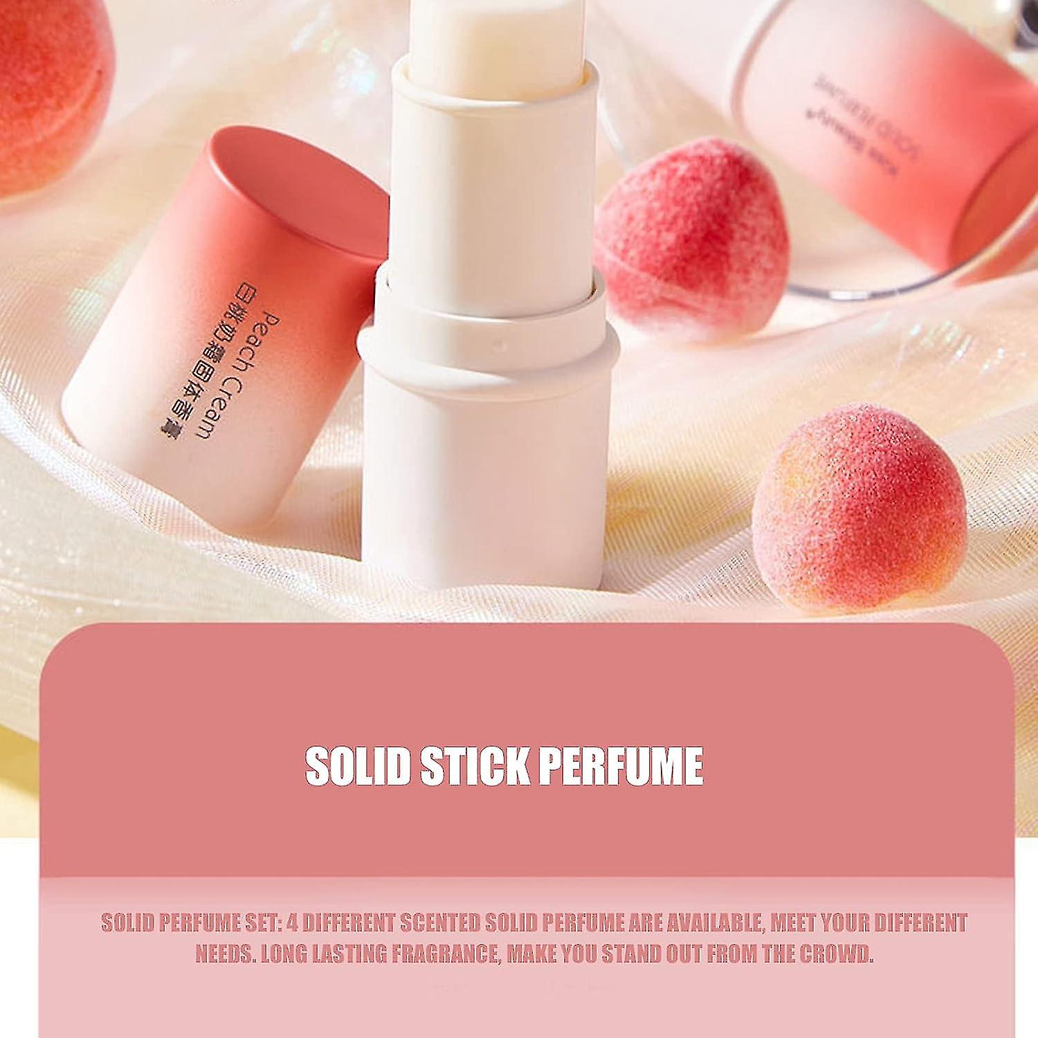 Solid Perfume Bar Solid Stick Perfume Pack Of 4 Refreshing Flower ...