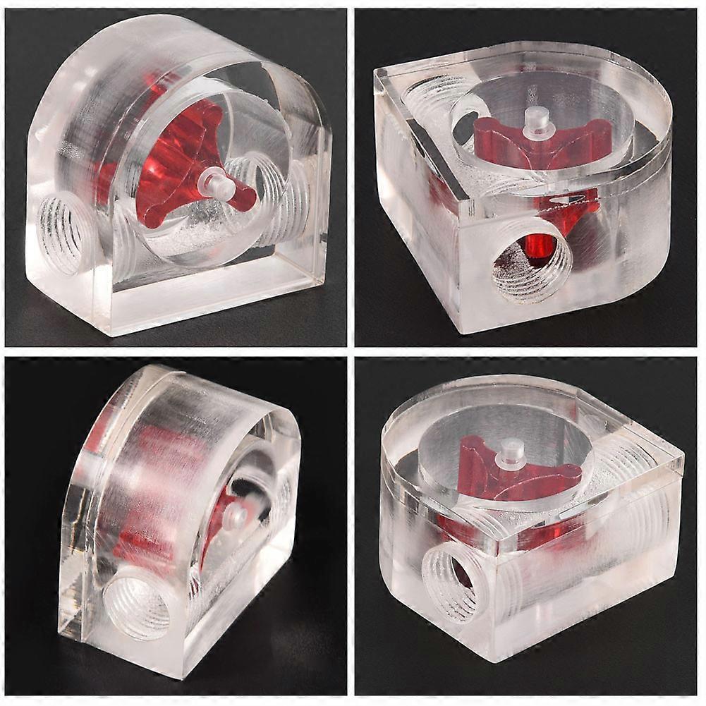 G1/4 Thread 2-Way PC Water Cooling Flow Meter Indicator | Fruugo UK