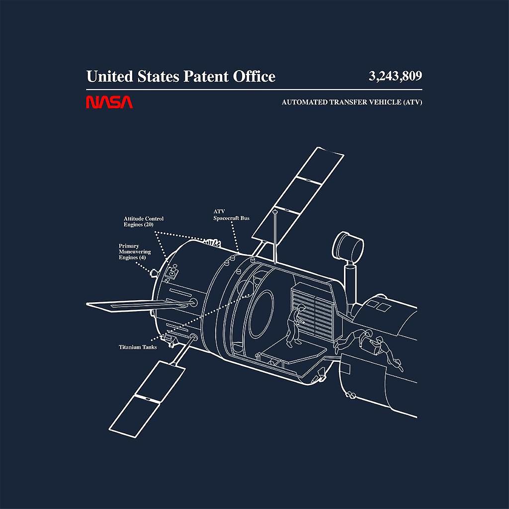 NASA Automated Transfer Vehicle Blueprint Greeting Card | Fruugo UK