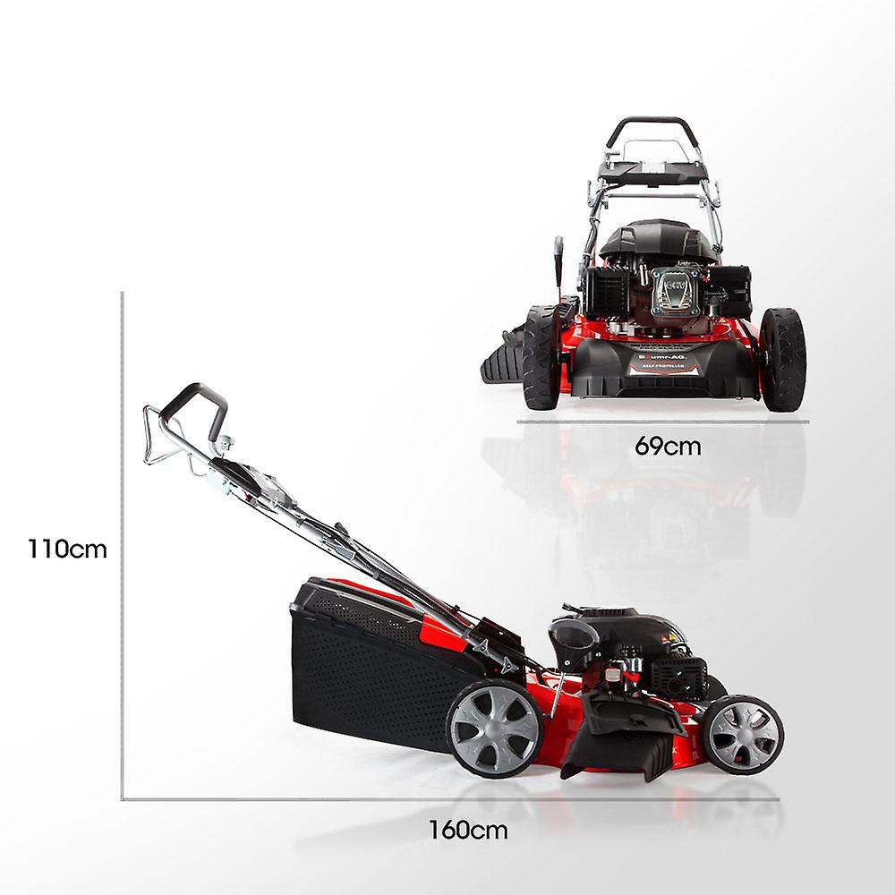 Baumr Baumr Ag 248Cc Lawn Mower 4 Stroke 21 Inch Petrol Lawnmower 4 In ...