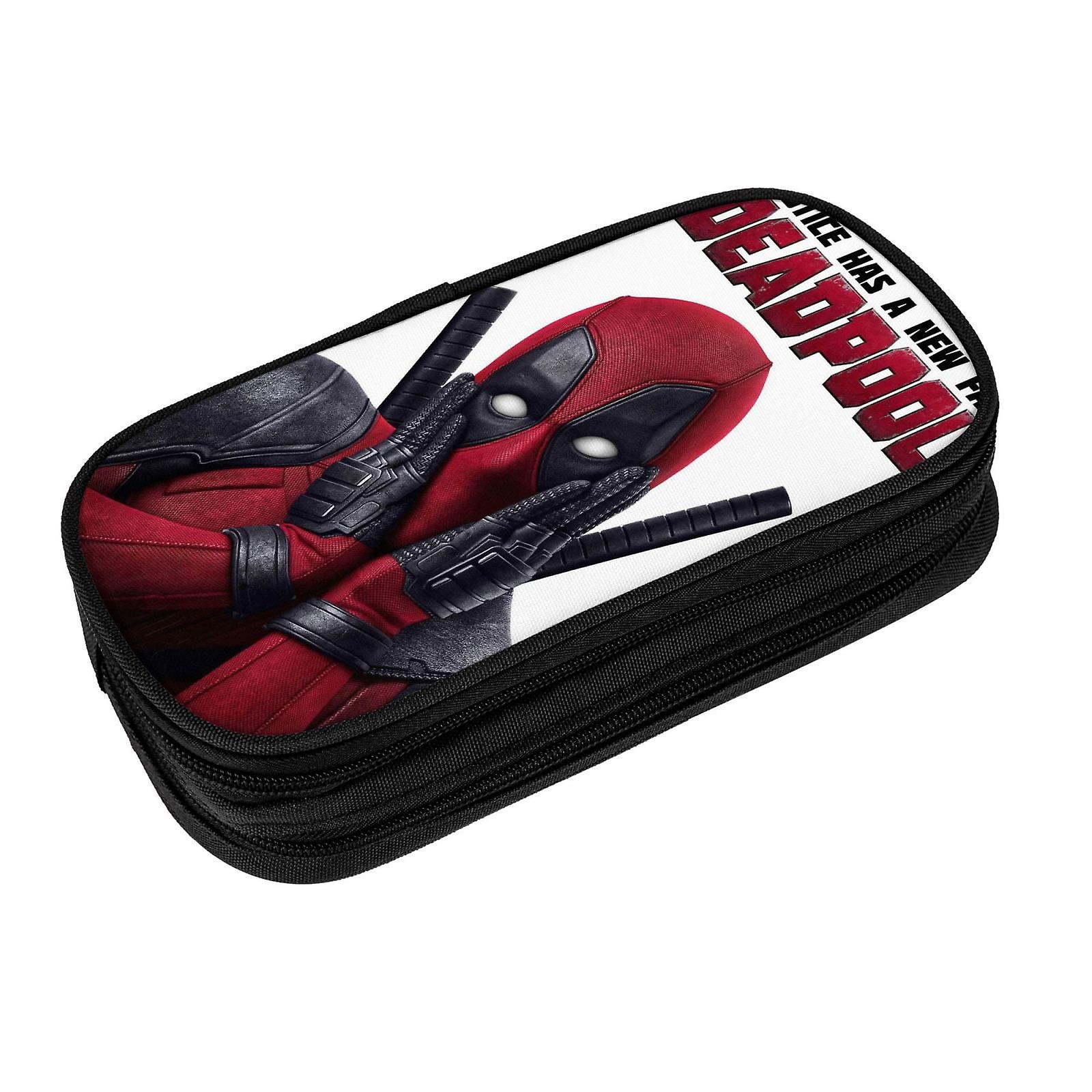 Deadpool Big Capacity Pencil Case, Large Pencil Pouch Pen Box Bag ...