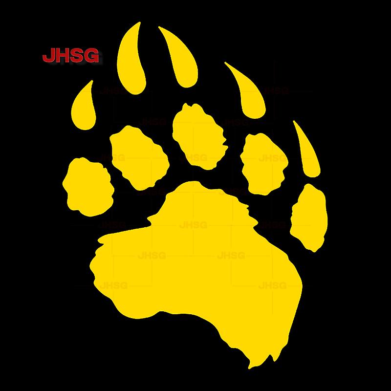 Jhsg Delicate Sticker Bear Claw Funny Car Sticker Vinyl Decal Black ...