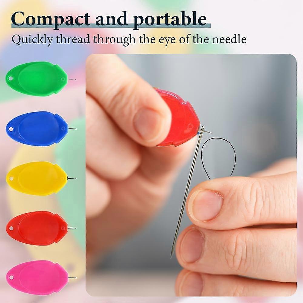 Needle Threader for Hand Sewing, Needle Threader Threading Aid for ...