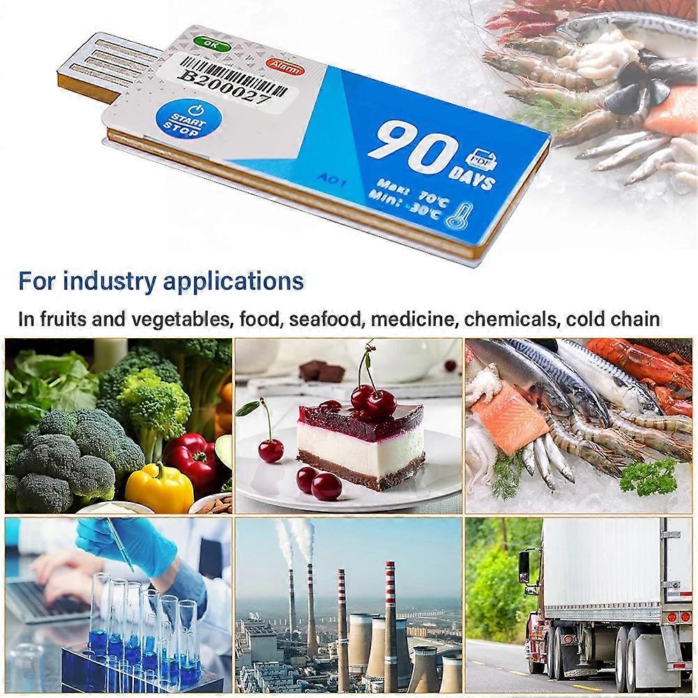 90 Days USB Interface Temperature Logger Data Logger for Warehouse ...