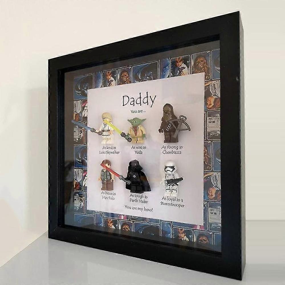 Superhero Photo Frame Wall Artwork Retro Cartoon Character Family ...