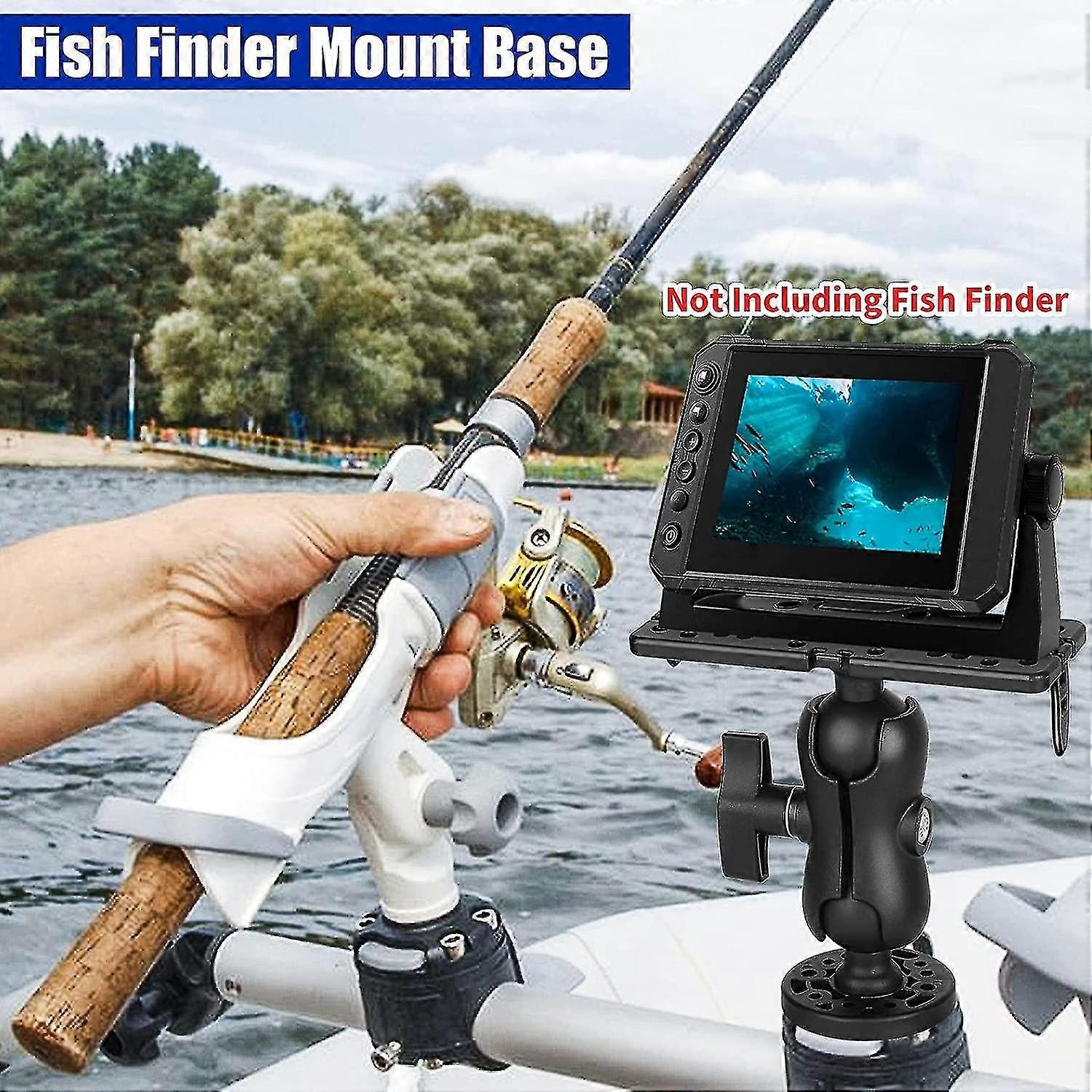 Fish Finder Mount Base, Universal Mounting Plate, Fish Finder Bracket ...