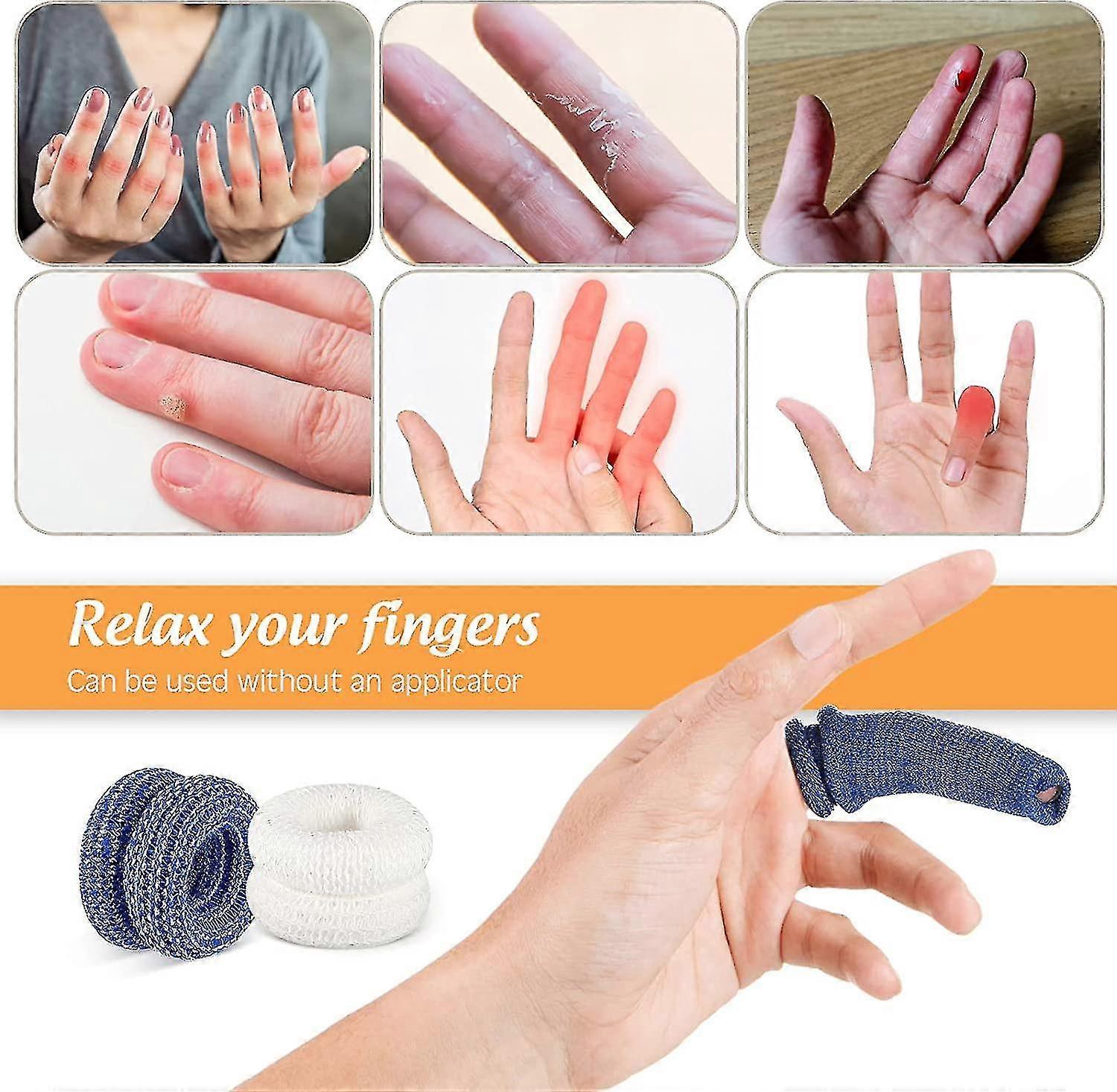 20pcs Finger Bandage,first Aid Tublar Bandage Finger Roll Tubular ...