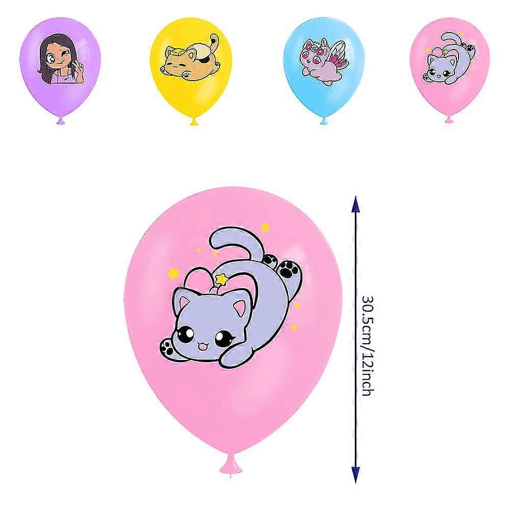 Aphmau Plushies Birthday Party Decorations Cartoon Cute Themed Cake ...