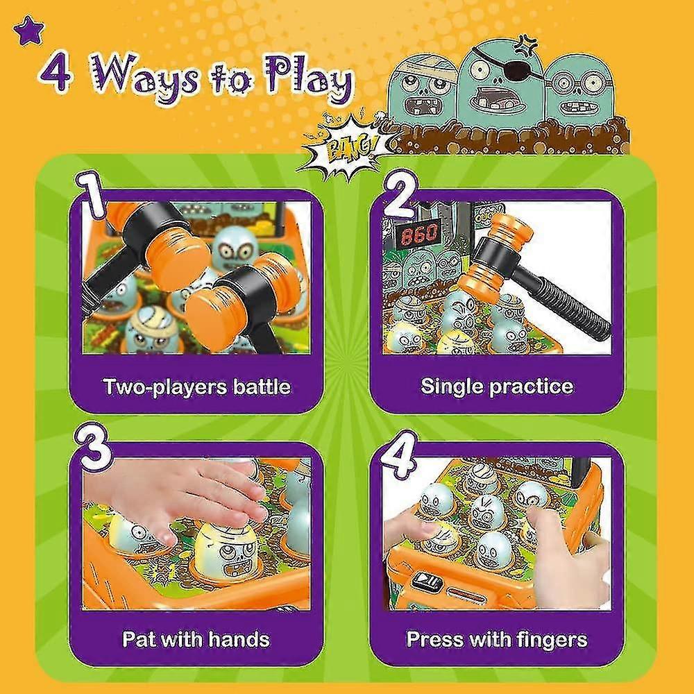 Whack Game Mole Toy - Toddler Game For 3 4 5 6 7 Years Old Boys & Girls ...