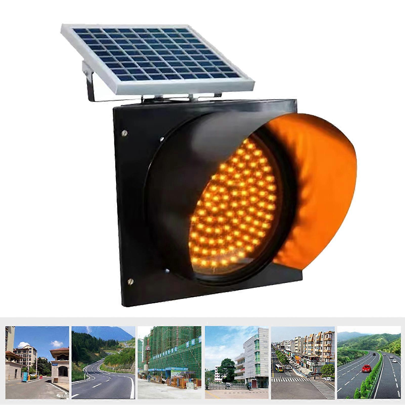Solar Strobe Warning Light Easy Installation Thickened Durable Solar ...