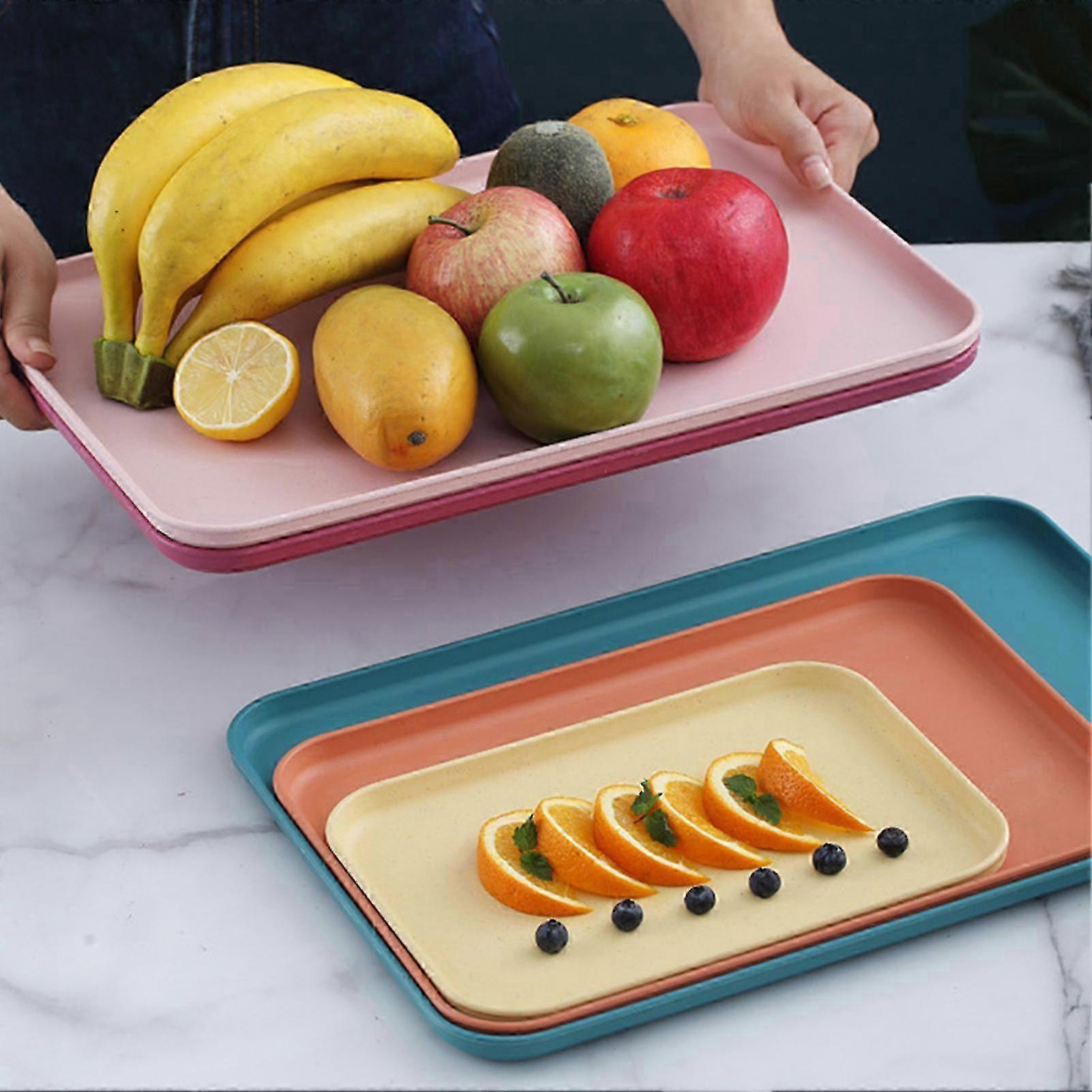 Multi-use Large Capacity Serving Tray Plastic Practical Food-grade ...