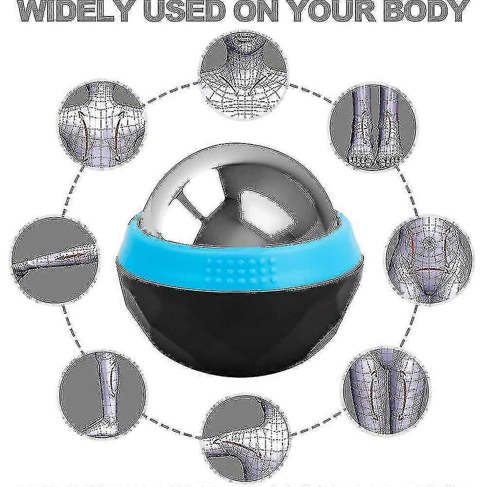 60mm Cryo Cold Roller Hot & Cold Compress Massage Roller Ball Body ...