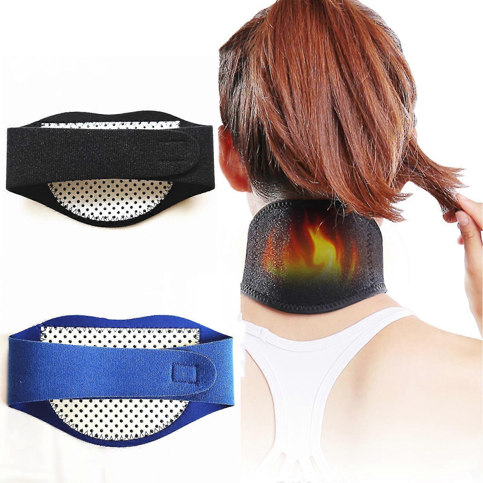 Neck Support Brace For Pain Relief Self Heating Adjustable Warm Neck ...