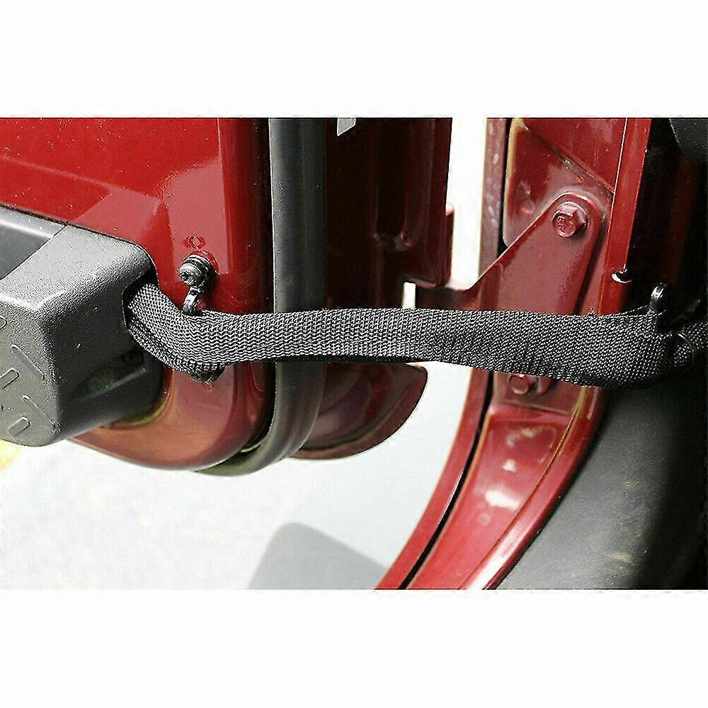 Black Door Limiting Straps Wire Protecting Harness for Jeep Wrangler JK ...