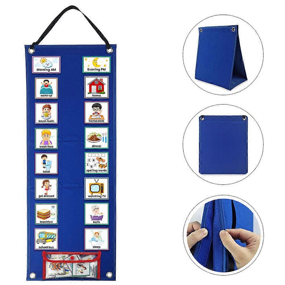 1 Set of Kids Visual Schedule Calendar Chart DIY Chore Chart Daily ...