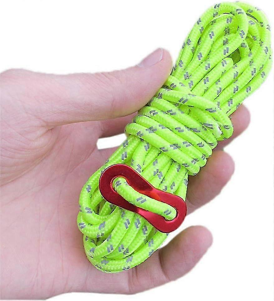Guy Ropes 6 Pack 4mm Tent Guy Line 13 Feet Reflective Cord Guy Line ...