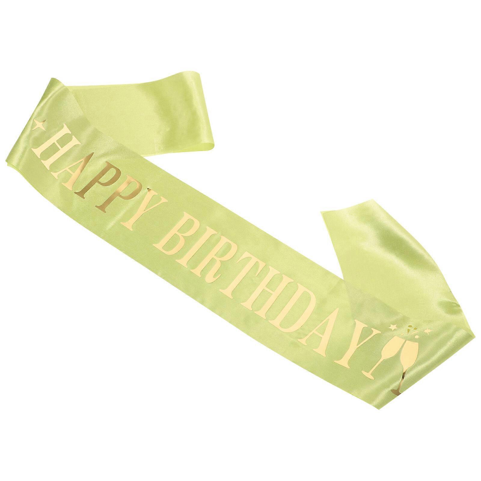Happy Birthday Sash Fabulous Sash Birthday Decorations Girl Birthday ...