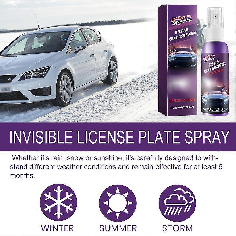 Auto-Shield Spray for Invisibles License Plate Gentle Defense License ...