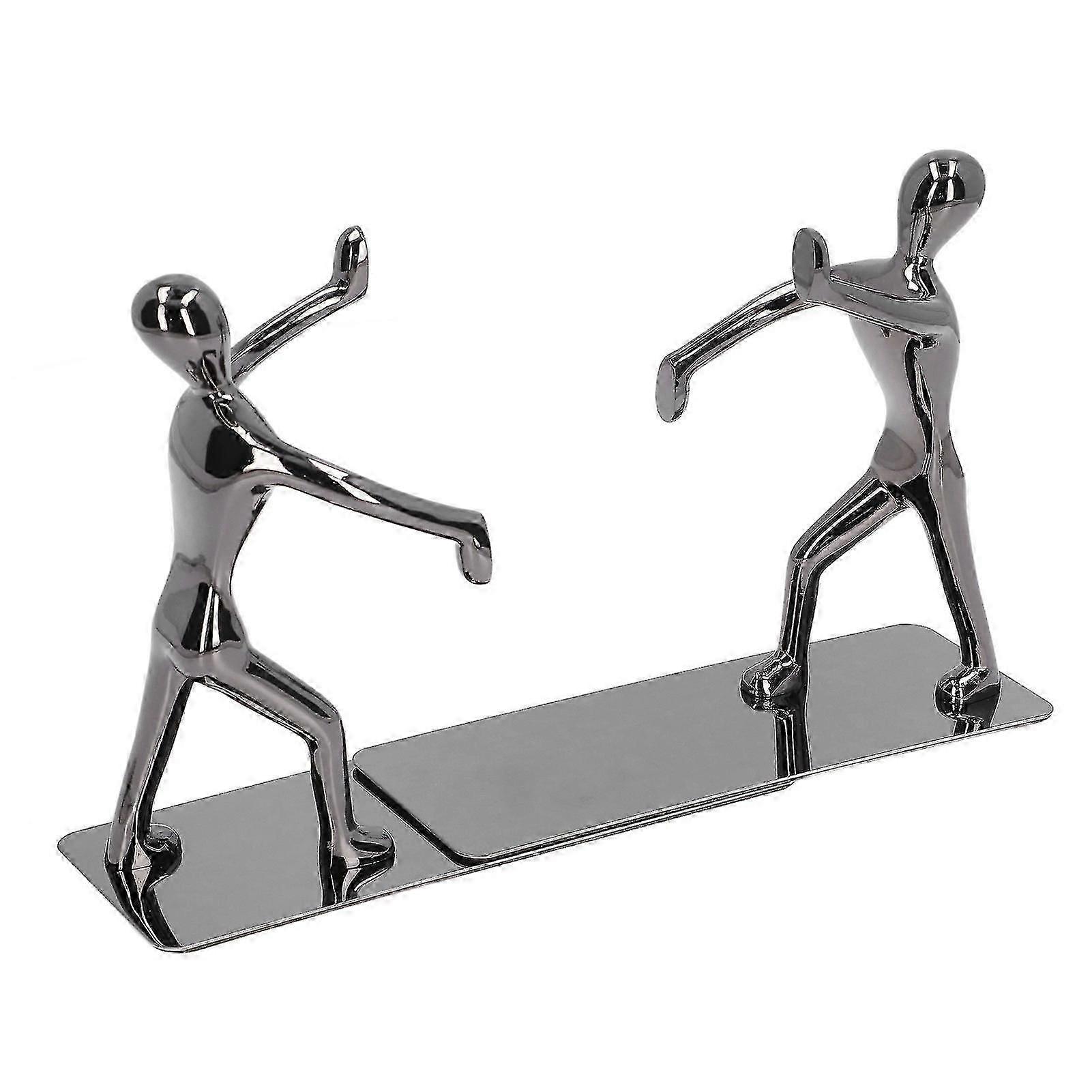 Black Book Holders 2pcs Human Shape Modern Stainless Steel Decorative ...