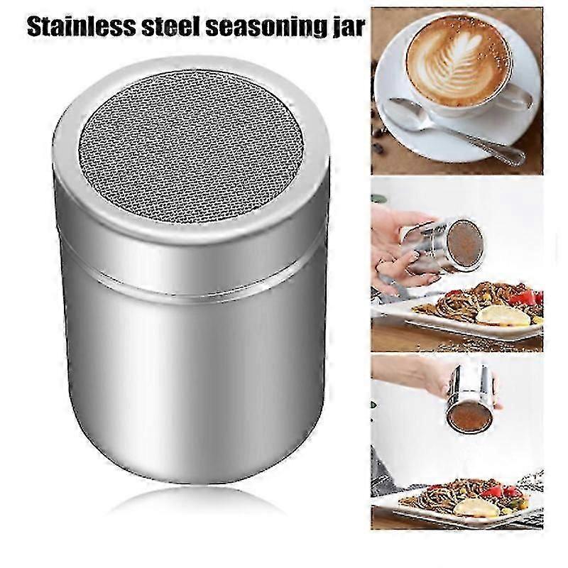 Mesh Sieve Seasoning Jar With Lid Duster Barbecue Powder Tube Pepper ...