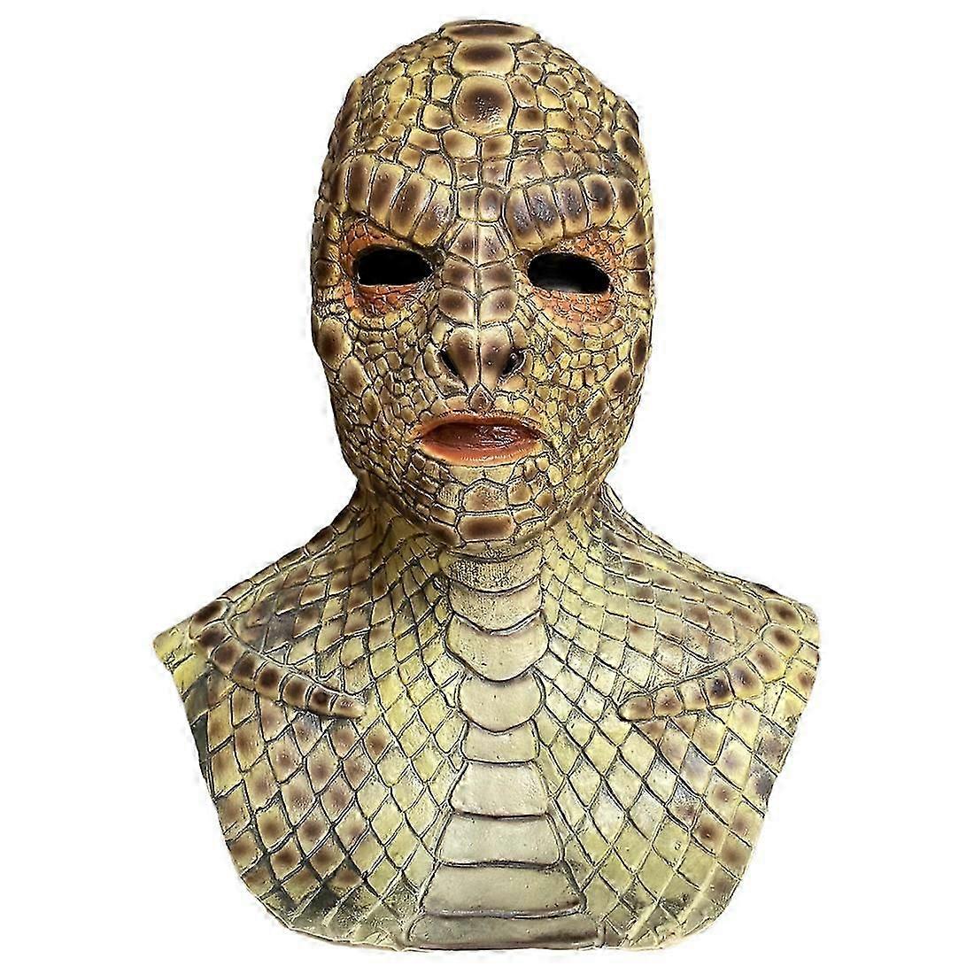 New Viper Latex Horror Mask Head Cover Halloween New Snake Monster ...