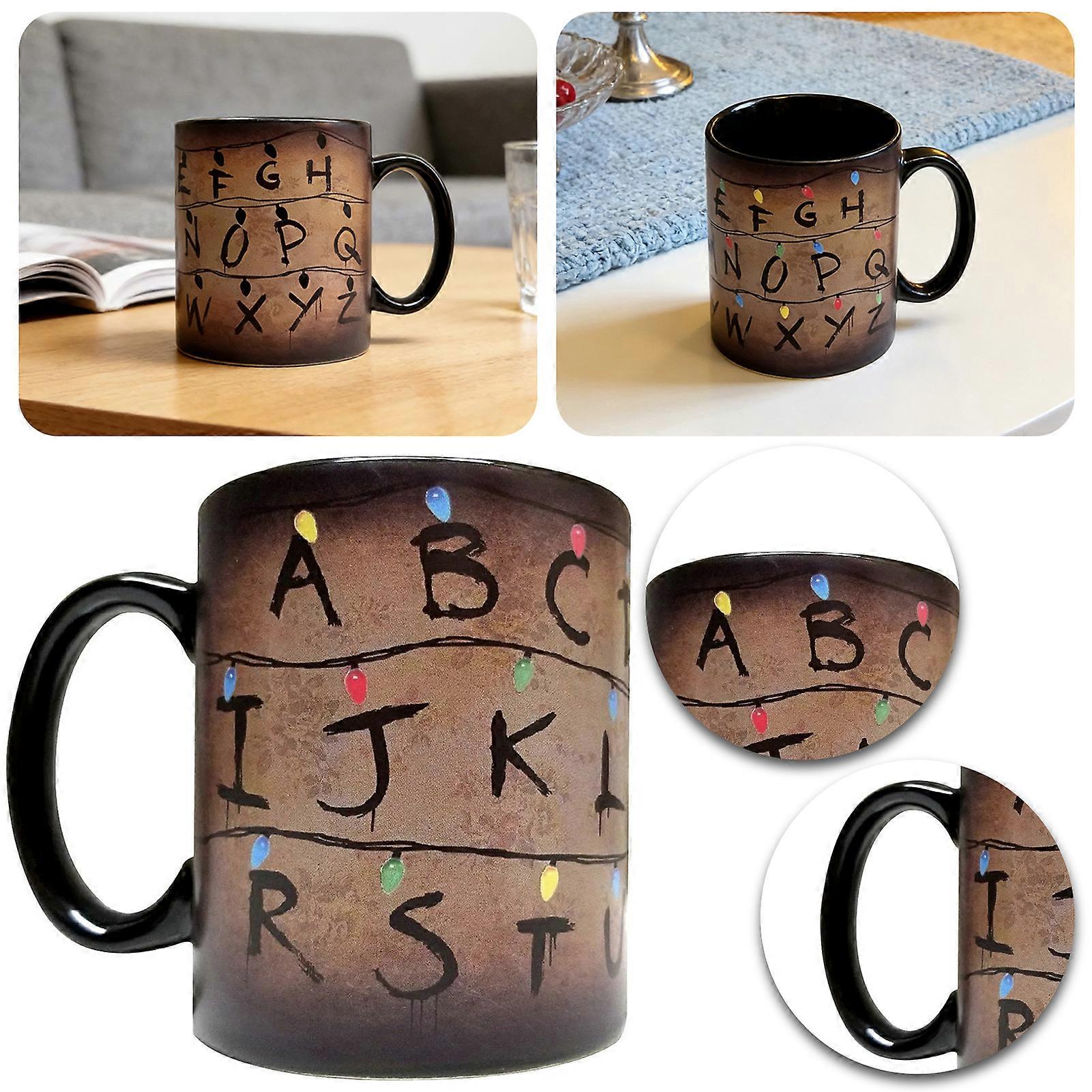 Fun Novelty Color Changing Ceramic Mug, Temperature Heat Sensitive ...