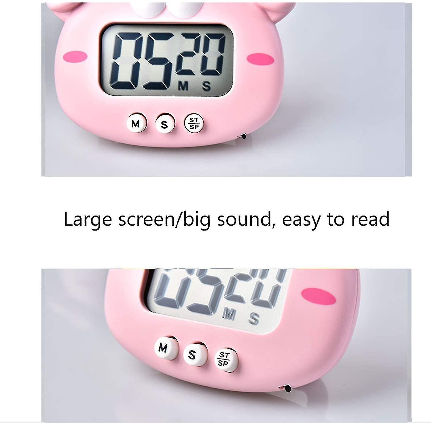 Kitchen Timer, Cute Cartoon Animal Countdown Timer, Digital Cooking ...