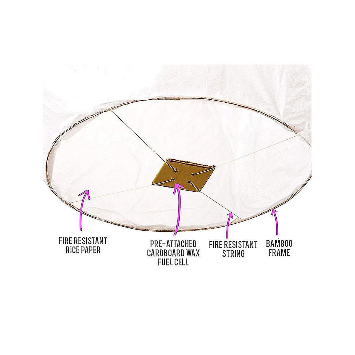 20pcs Paper Decorations Floating Paper Lanterns Frame For Weddings ...