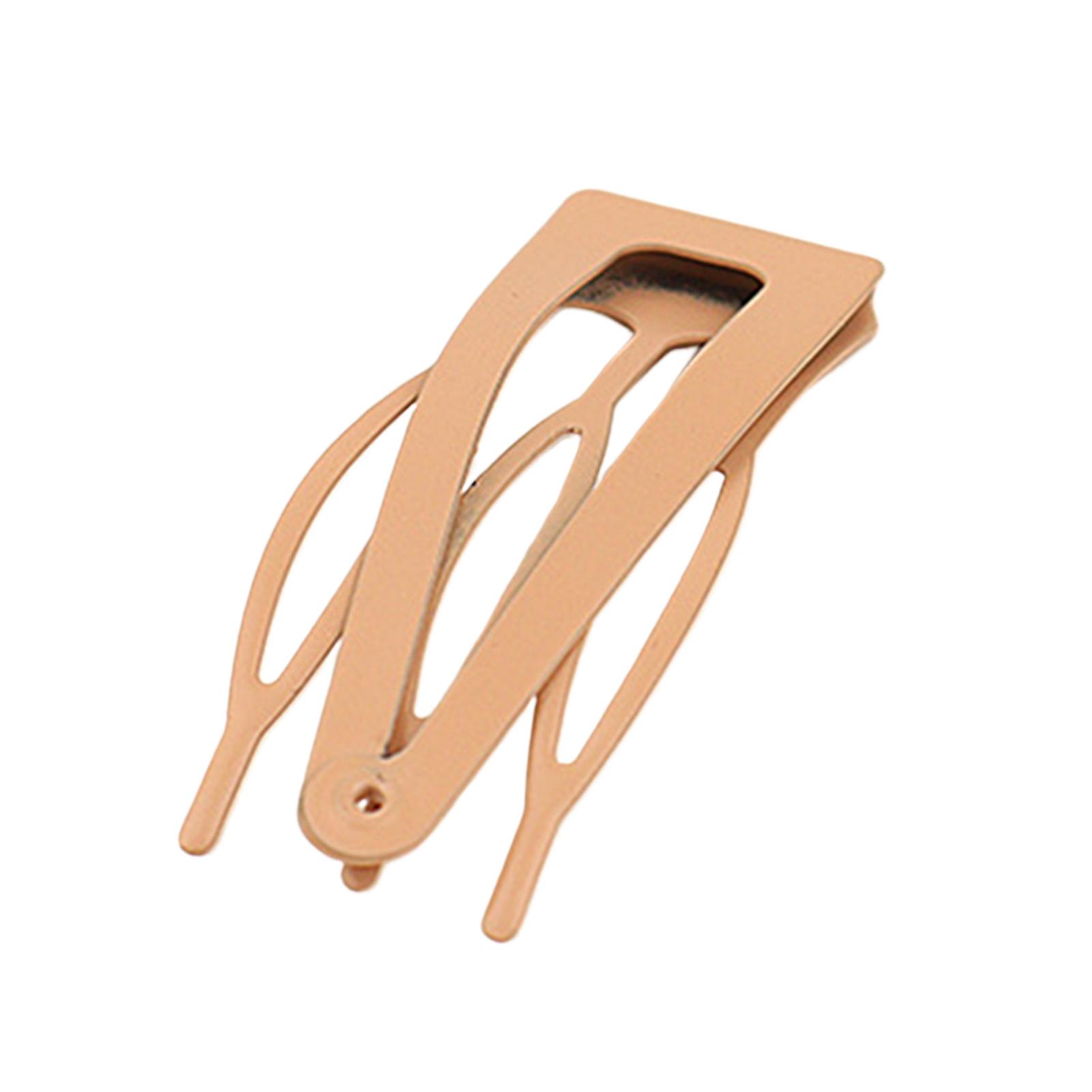 5pcs Double Grip Hair Clips Metal Hair Barrettes Double Hair Clip Pins ...