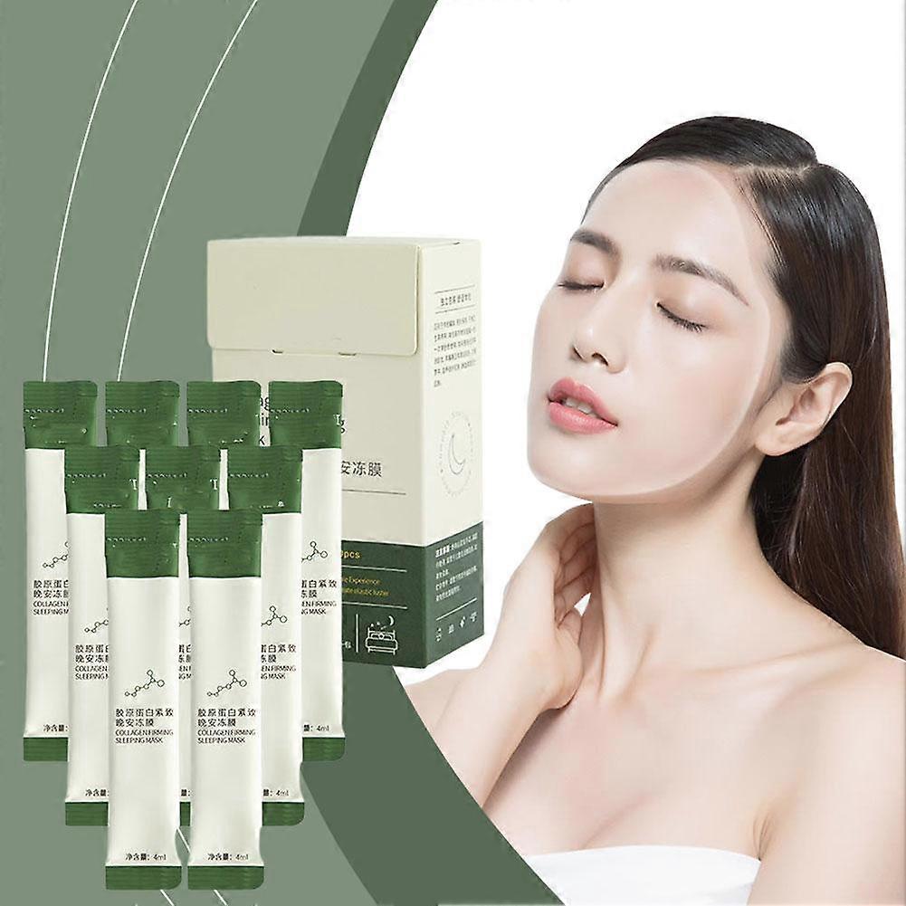 20PCS Korean Collagen Lifting Firming Mask, Wash-Free Sleeping Mask ...