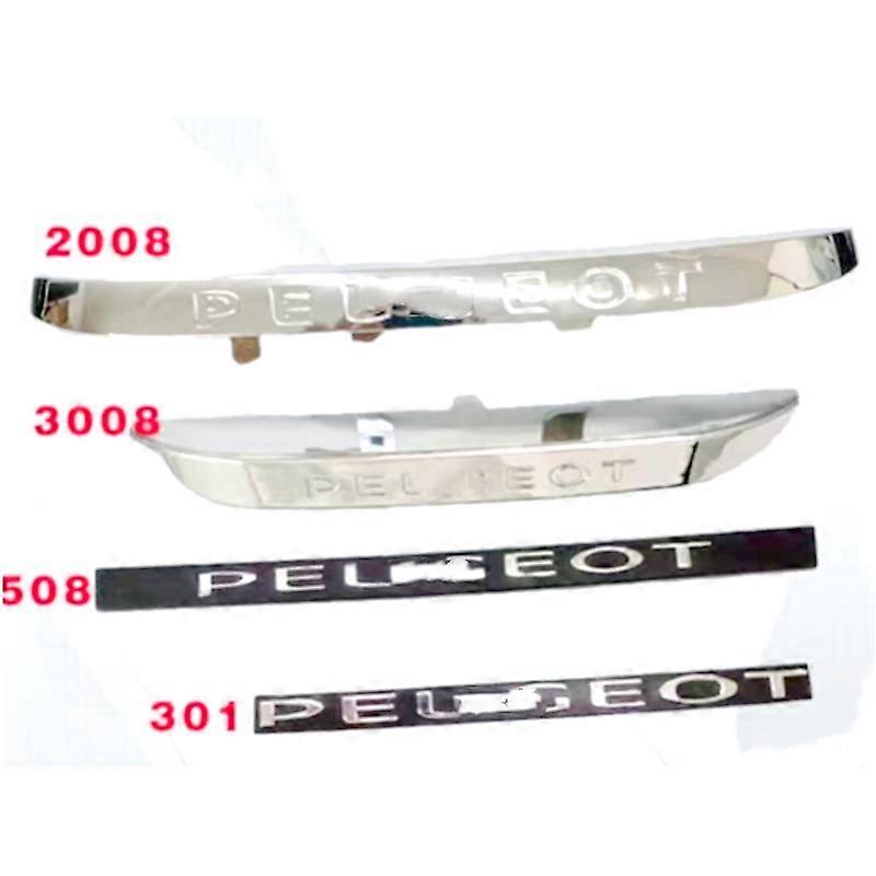 Suitable for Peugeot 2008 3008 508 301 front Chinese French logo front ...