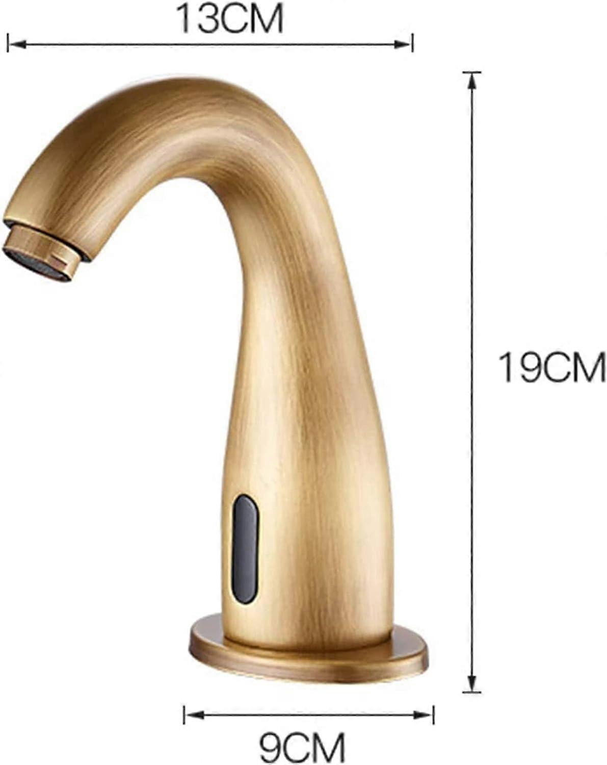 Touchless bathroom sink faucet with retro automatic sensor Antique ...