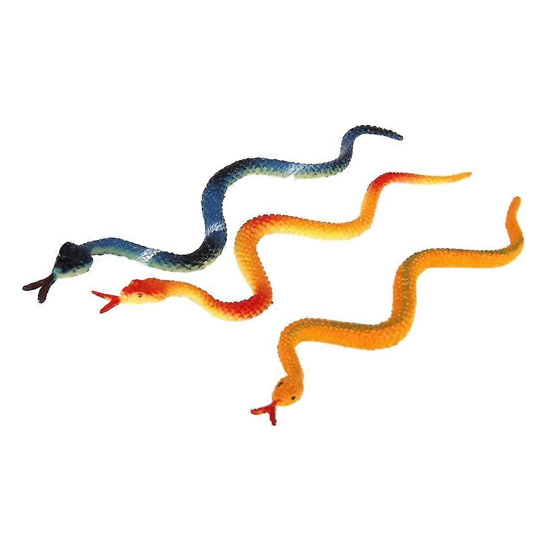 Plastic reptile animal snake model toy 12pcs multicolour | Fruugo UK