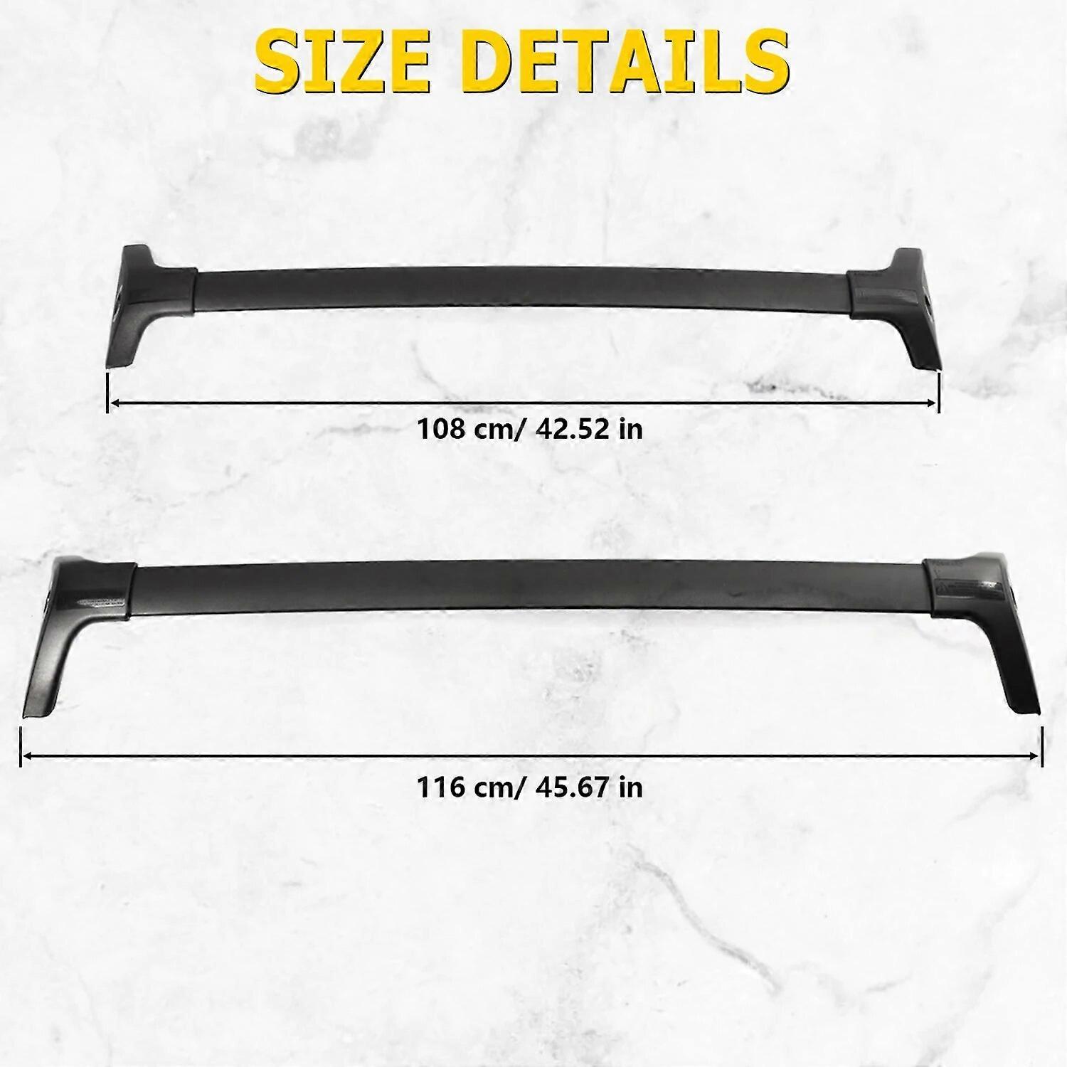 For TOYOTA RAV4 2019-2022 Roof Rack Cross Bars Luggage Carrier Kayaks ...